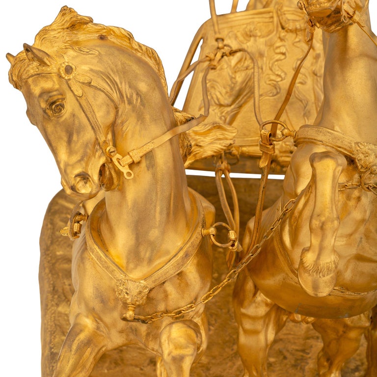 Italian 19th Century Ormolu Statue Signed Vanetti For Sale at 1stDibs