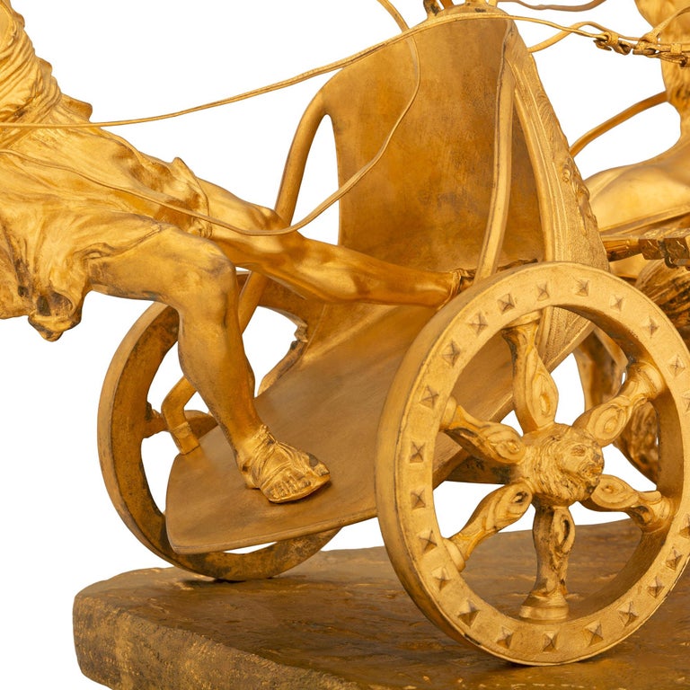 Italian 19th Century Ormolu Statue Signed Vanetti For Sale at 1stDibs