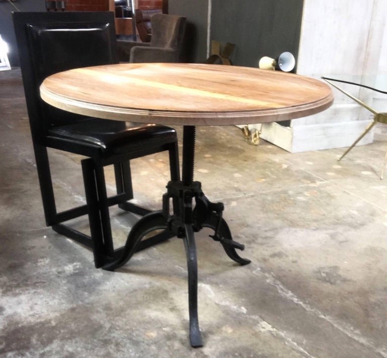 Italian 40s Adjustable Industrial Table For Sale at 1stDibs