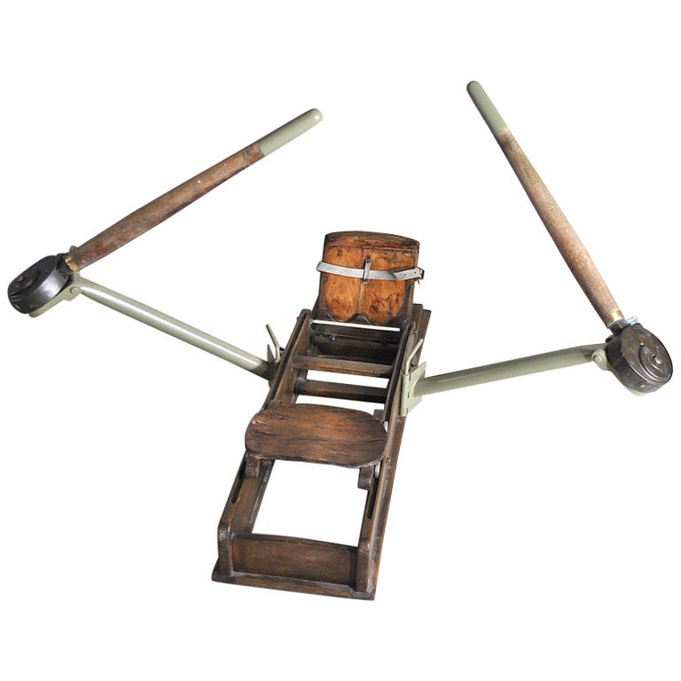 Italian 40s Athletes Training Rowing Machine at 1stDibs