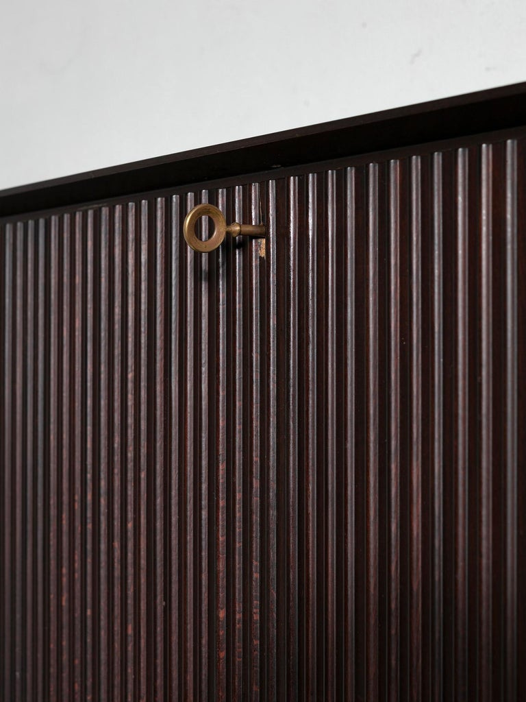 Italian 60s Wall Mounted Dry Bar For Sale at 1stDibs