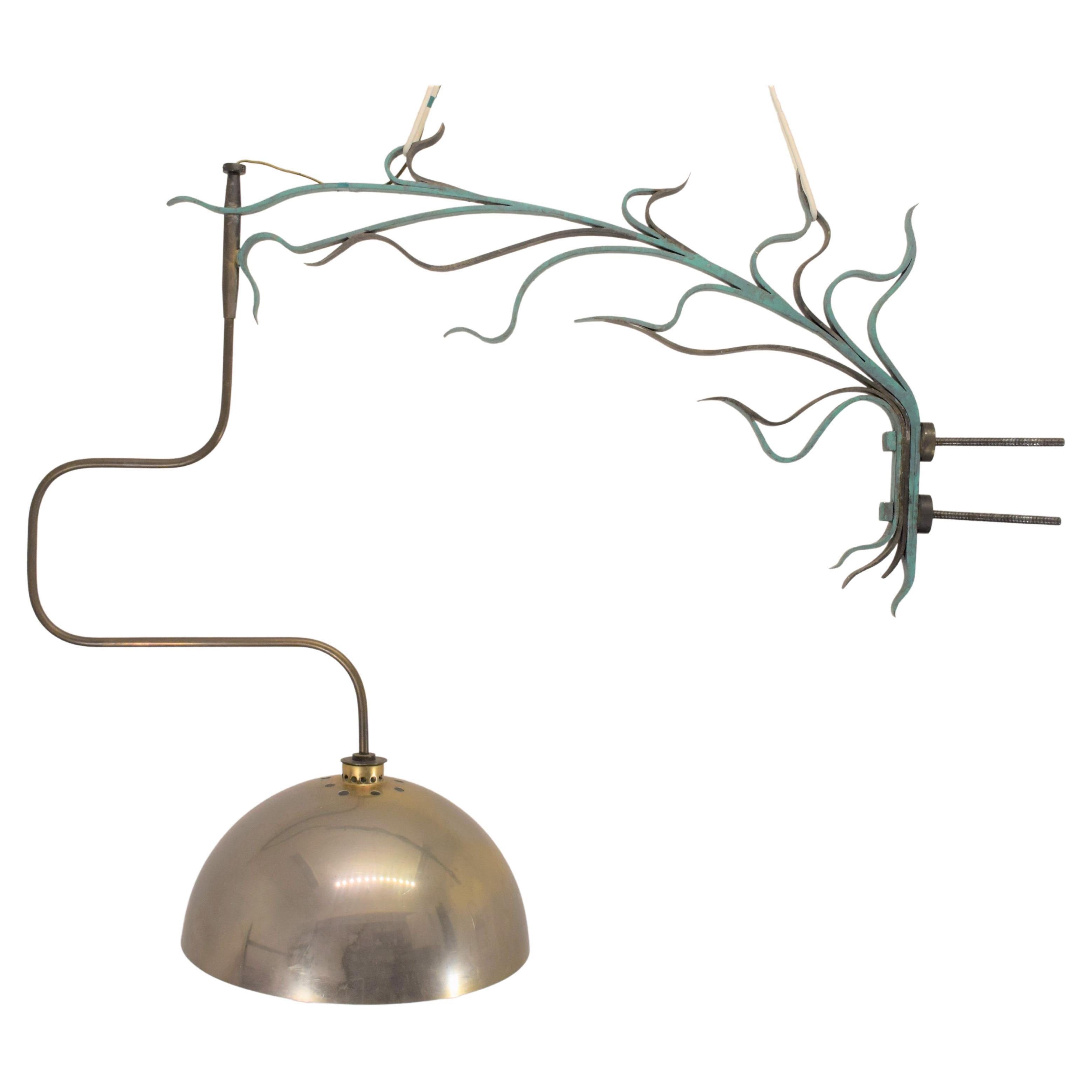 Charming Adjustable Italian Swing Arm Wall Lamp, Italian, 1960 at ...