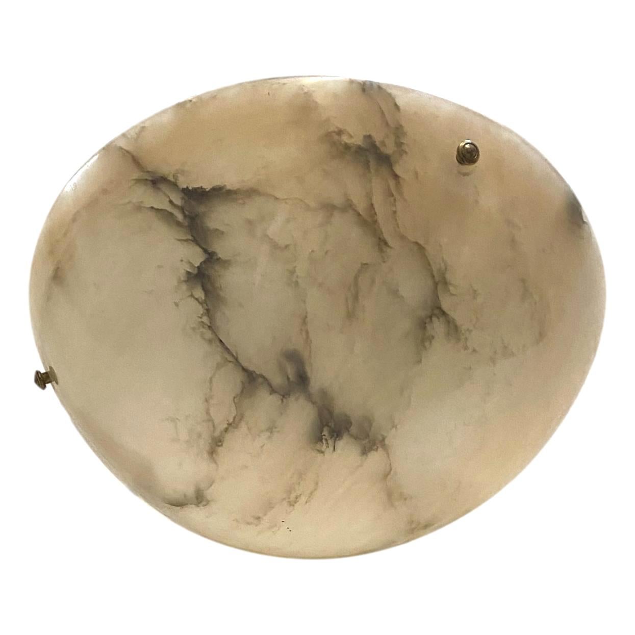 Alabaster Pendant Light Fixture For Sale at 1stDibs