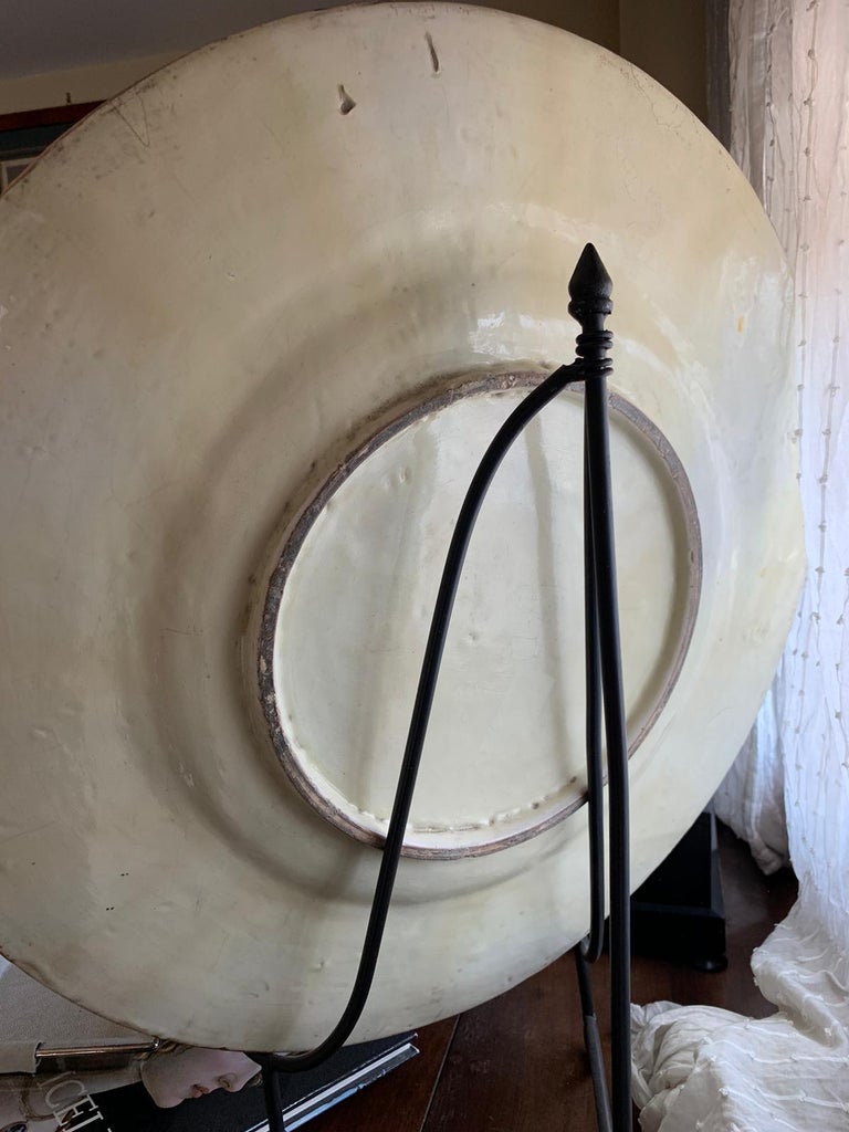 Italian Antique Castelli Ceramic Plate, End 19th Century For Sale at ...