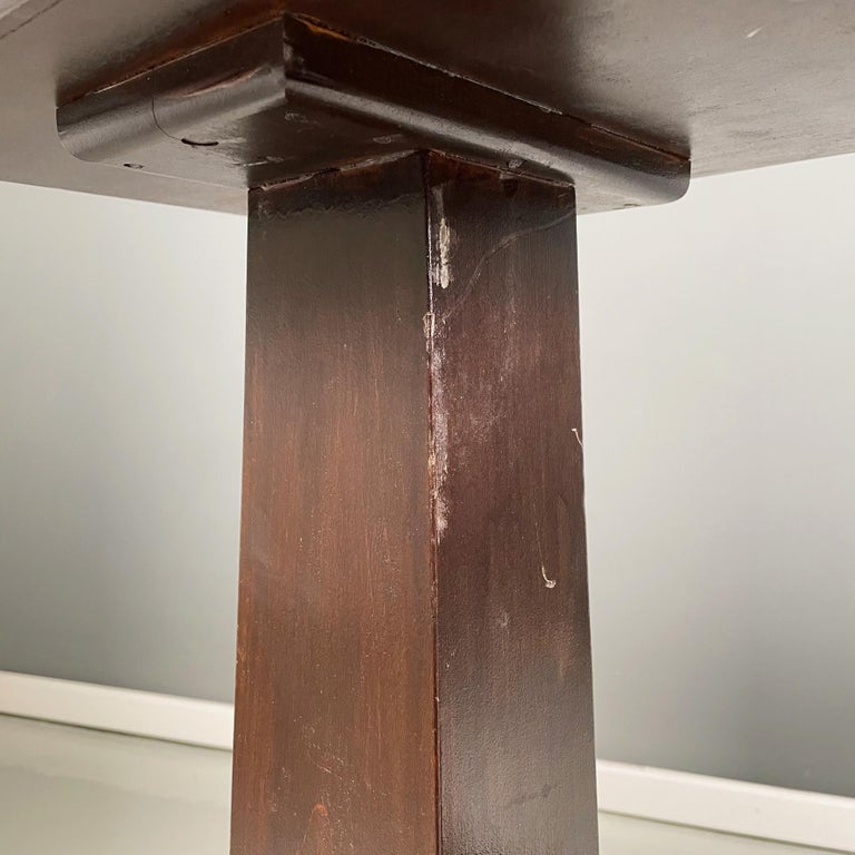 Italian Antique Wooden Side Tables or Pedestals, Early 1900s For Sale ...