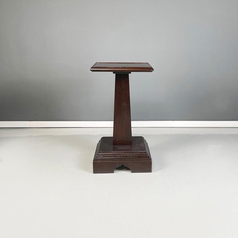 Italian Antique Wooden Side Tables or Pedestals, Early 1900s For Sale ...