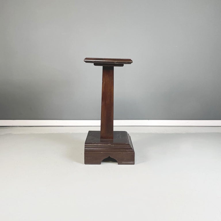 Italian Antique Wooden Side Tables or Pedestals, Early 1900s For Sale ...