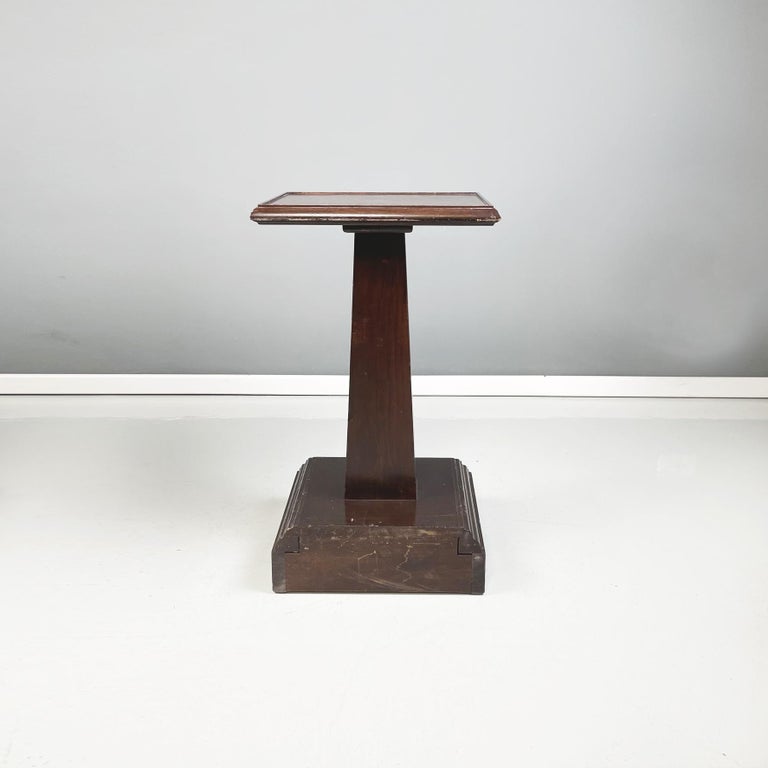 Italian Antique Wooden Side Tables or Pedestals, Early 1900s For Sale ...