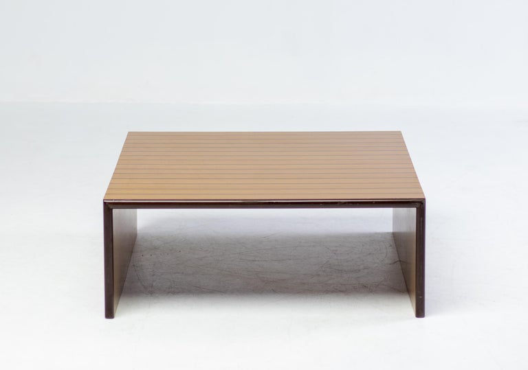 Italian Architectural Book-matched Veneer Coffee Tables For Sale at 1stDibs