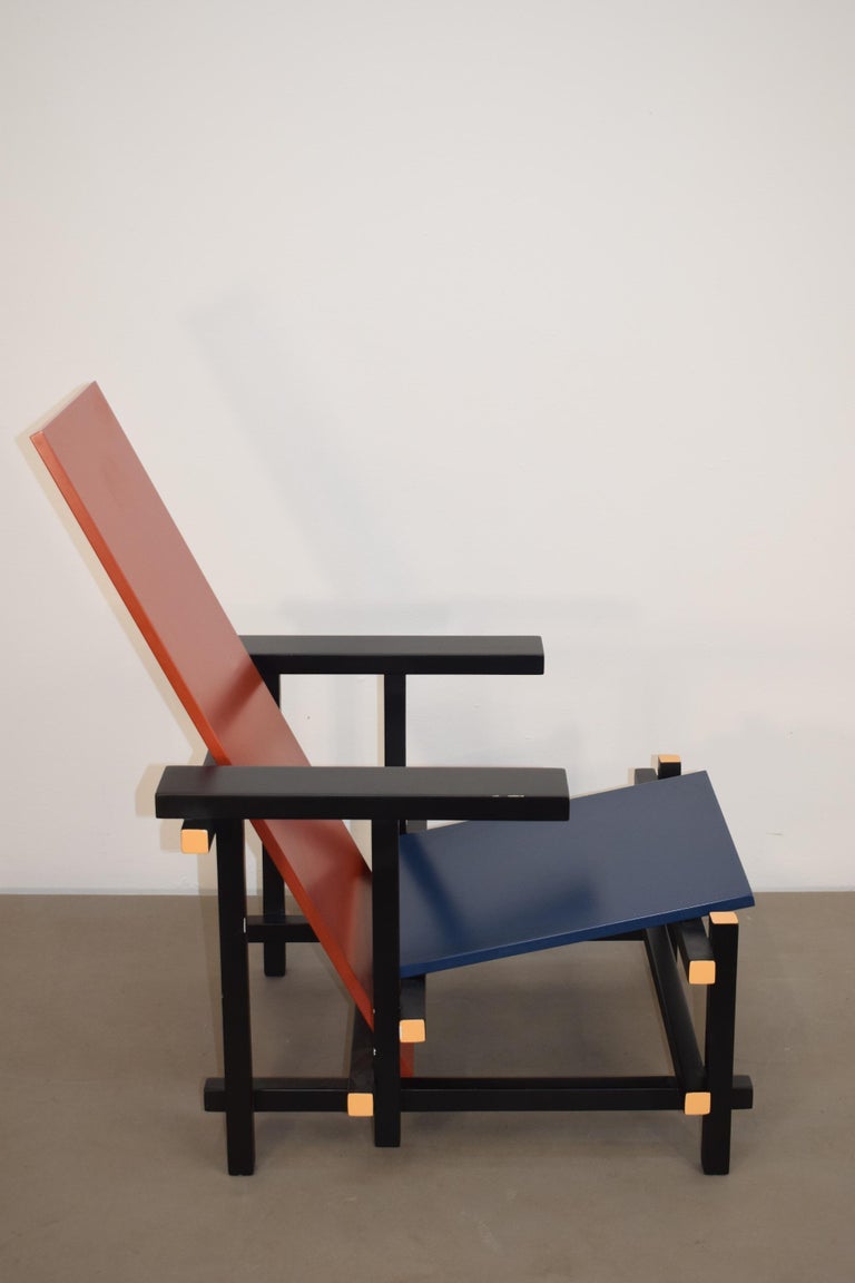 Italian Armchair by Gerrit Thomas Rietveld for Cassina, in the Style of ...