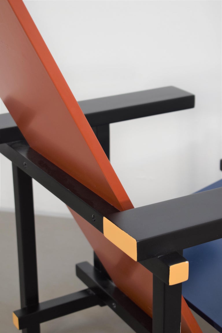 Italian Armchair by Gerrit Thomas Rietveld for Cassina, in the Style of ...