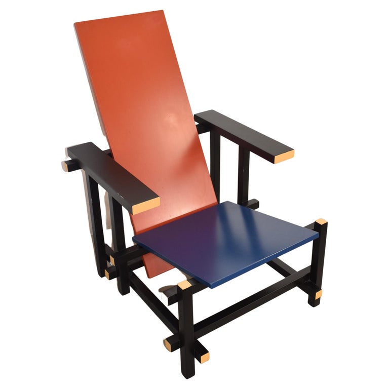 Italian Armchair by Gerrit Thomas Rietveld for Cassina, in the Style of ...