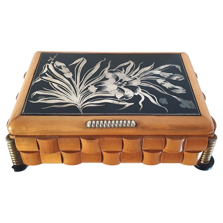 Italian Art Deco Jewelry Box 1930's For Sale at 1stDibs