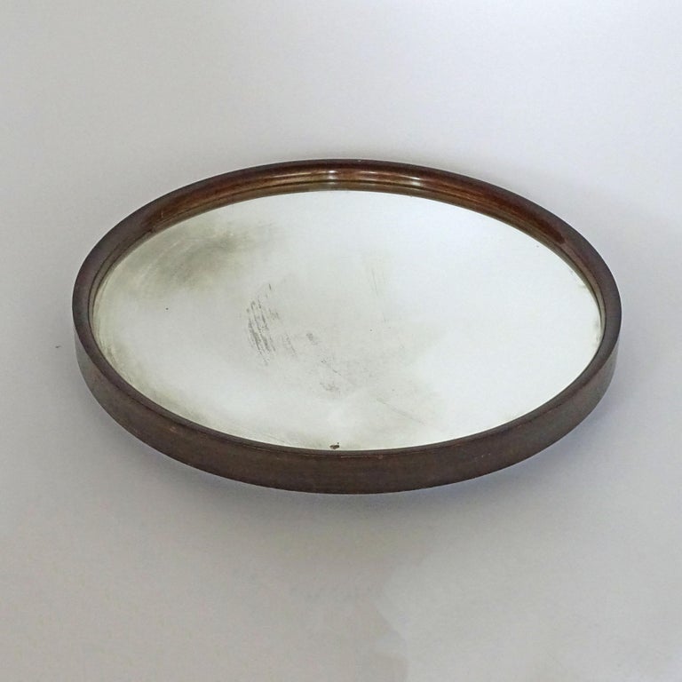 Italian Art Deco Lazy Susan Rotating Mirrored Tray, 1930s For Sale at ...