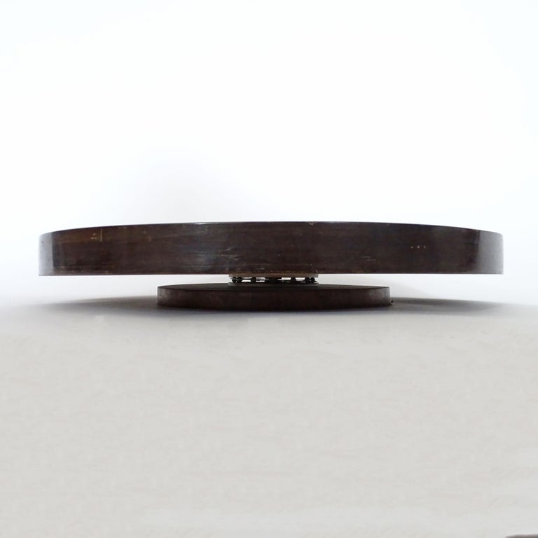 Italian Art Deco Lazy Susan Rotating Mirrored Tray, 1930s For Sale at ...