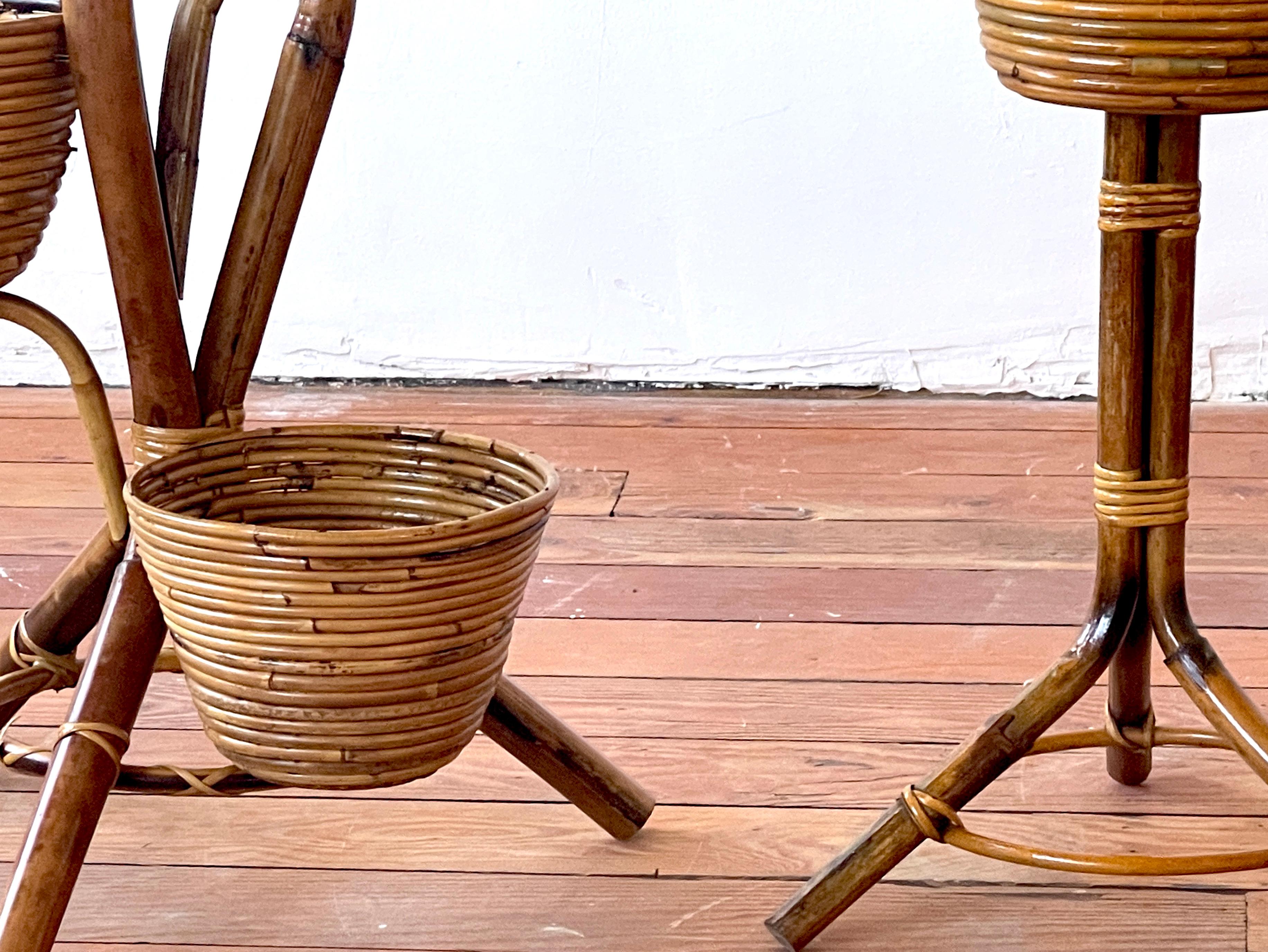 Italian Bamboo Plant Stands at 1stDibs