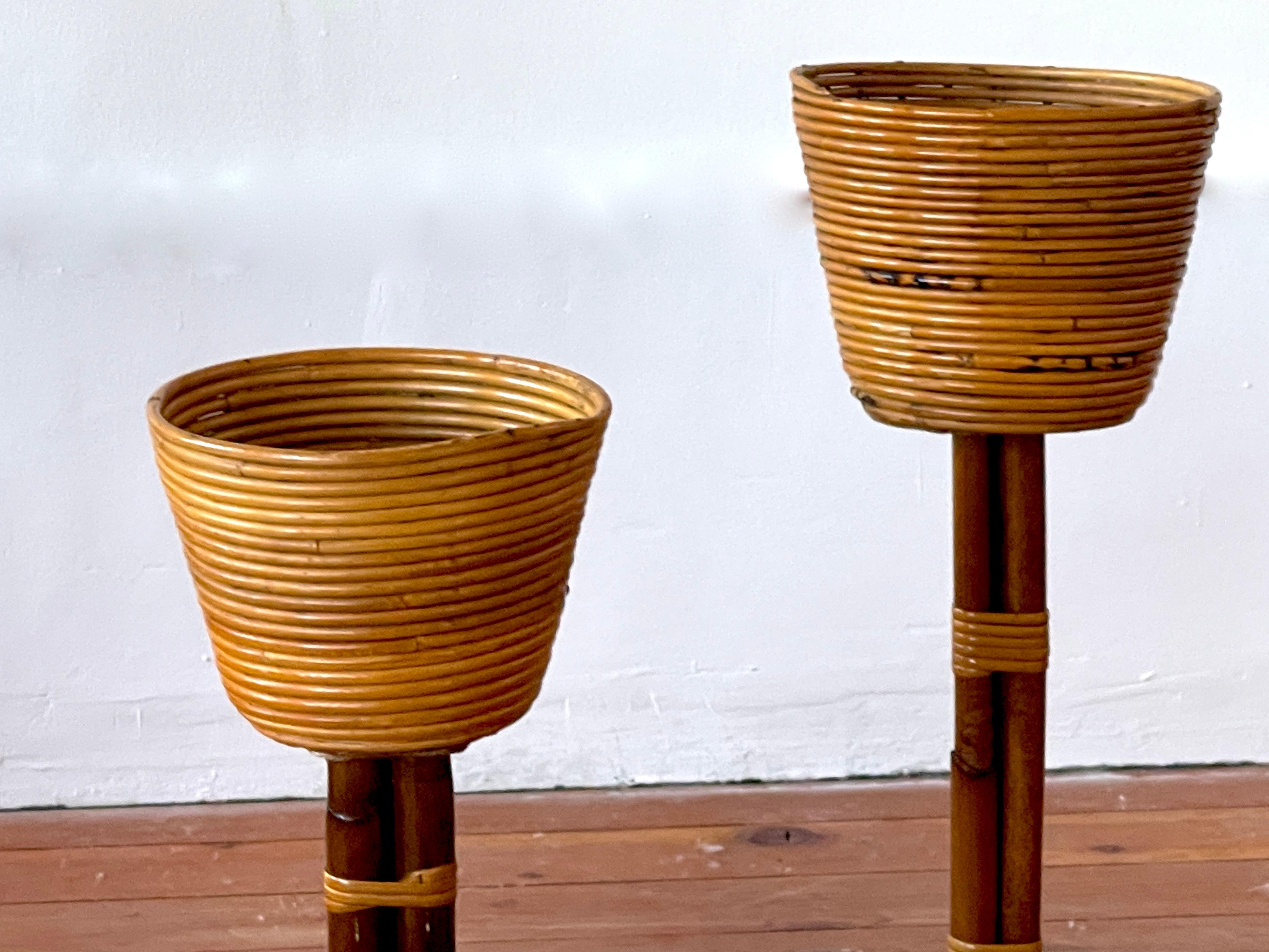 Italian Bamboo Plant Stands at 1stDibs