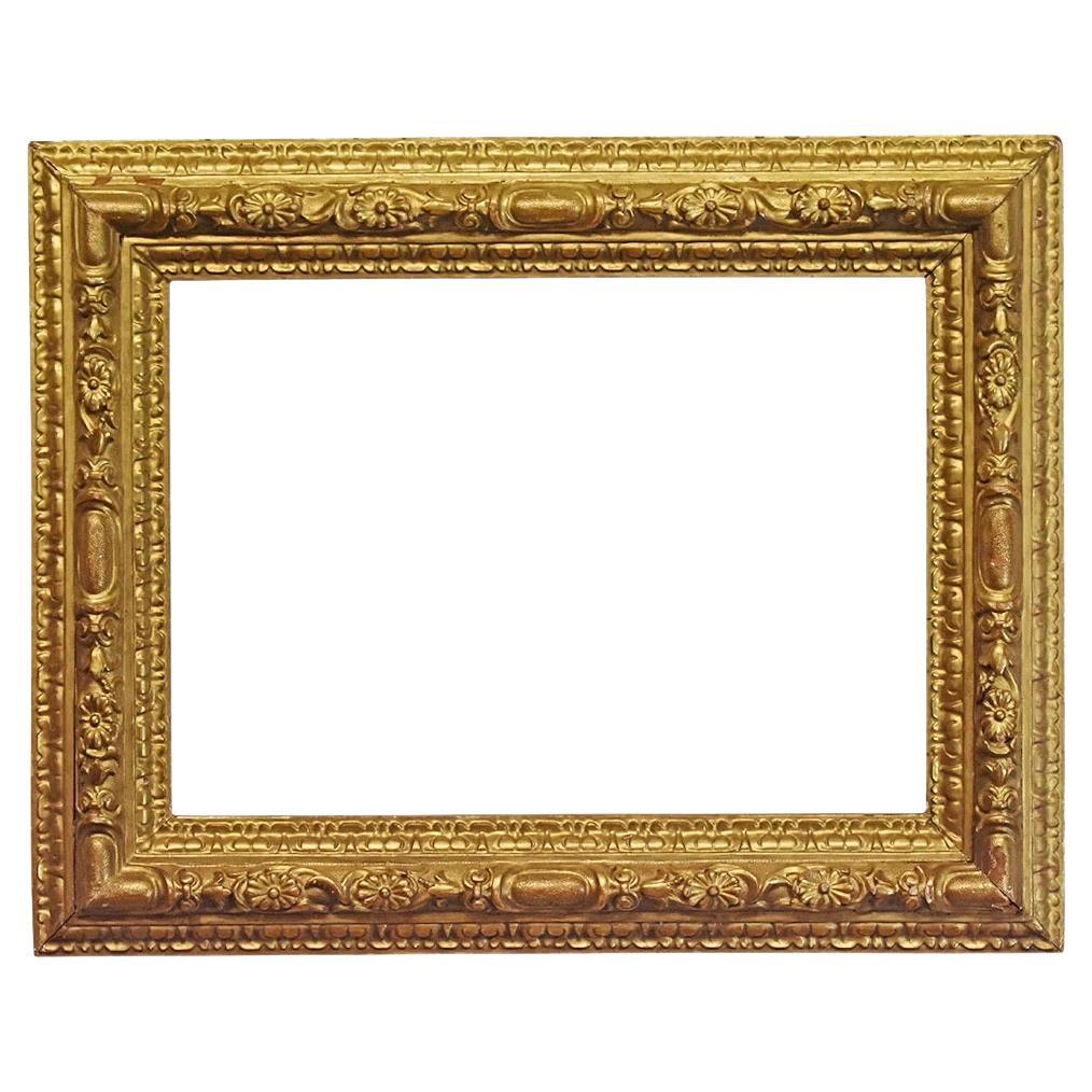 Spanish Colonial Baroque Giltwood Picture Frame with Heavy Carved ...