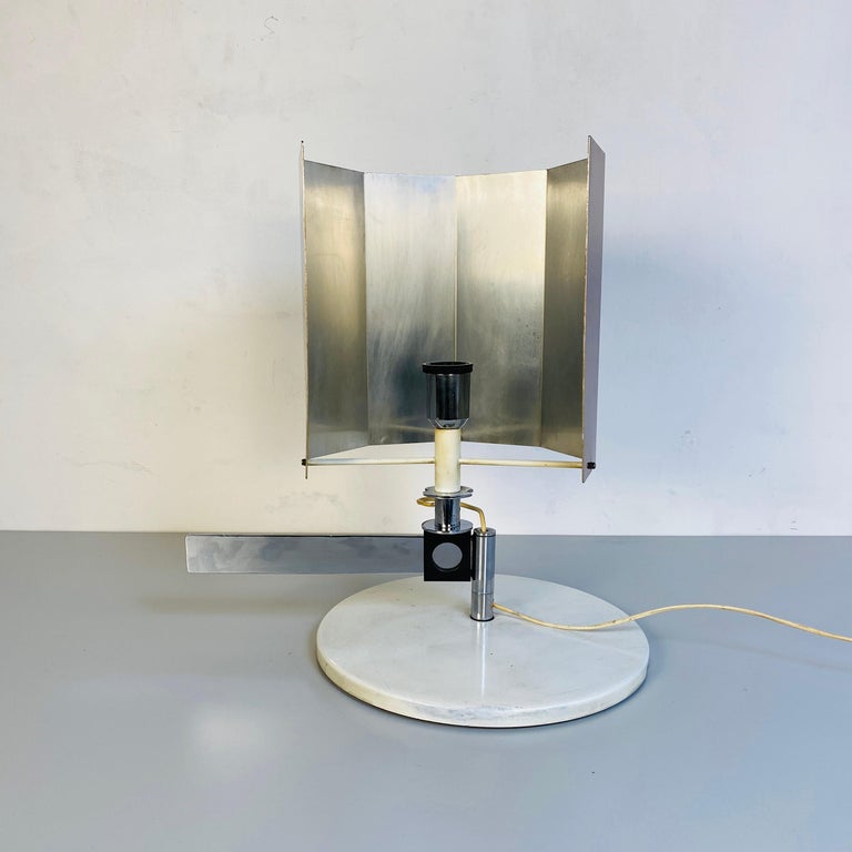Italian Bauhaus Metal Table Lamp by Carl Jacob Jucker for Imago DP ...