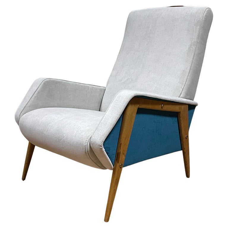 Italian bi-color armchair, 1950s For Sale at 1stDibs