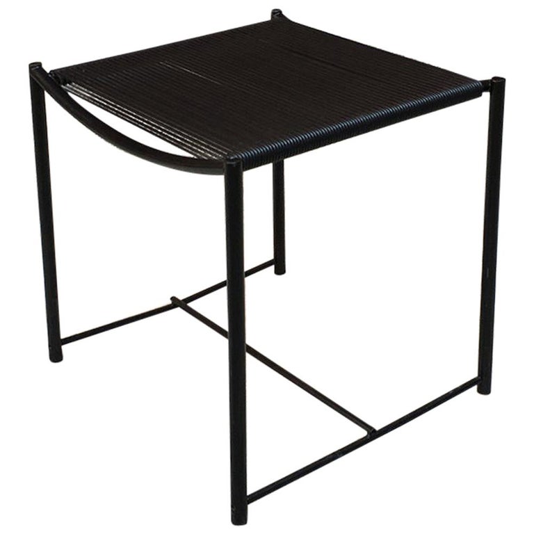 Italian Black Spaghetti Stool by Giandomenico Belotti for Alias, 1979 ...