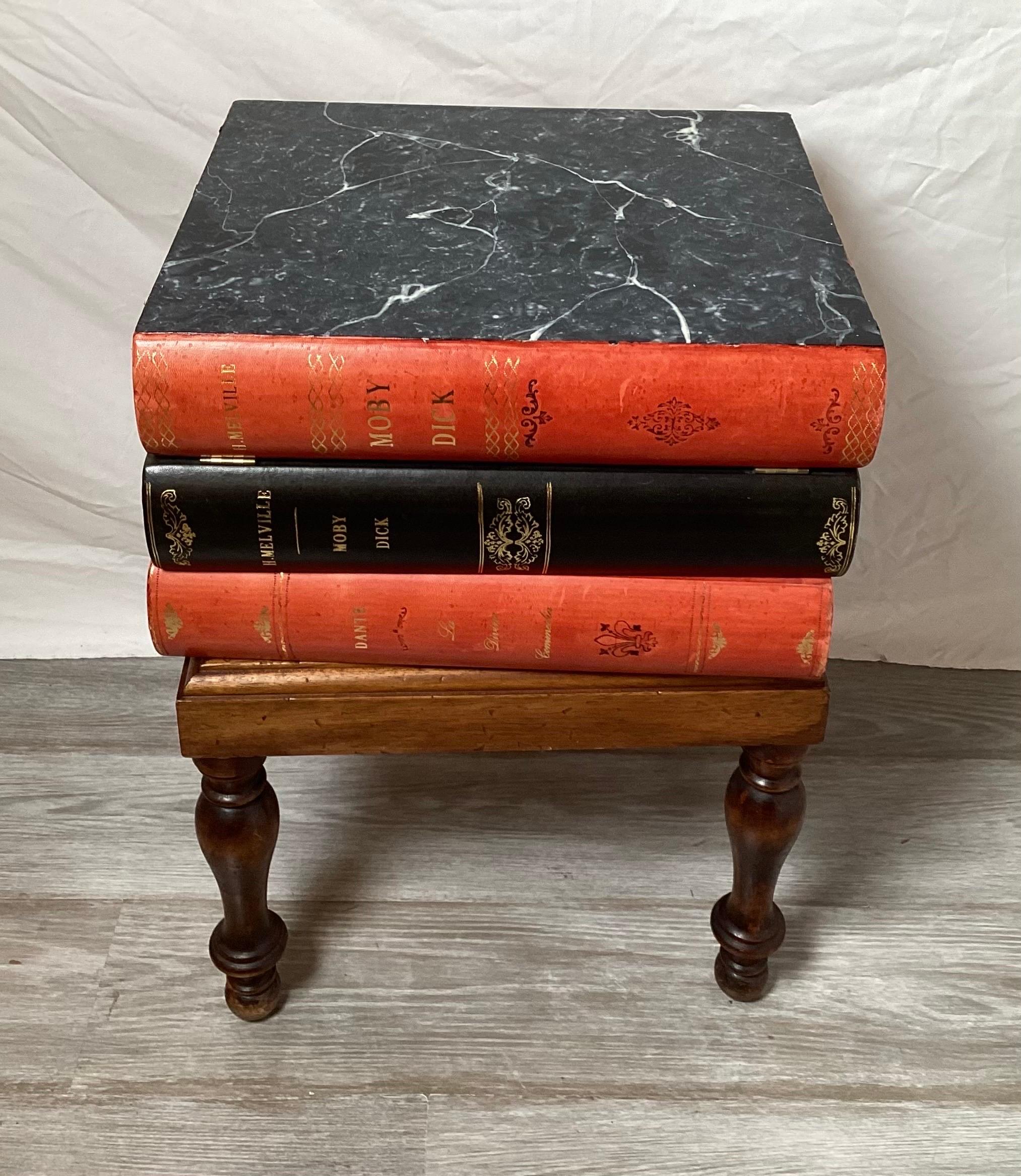 Italian Book Form Side Table at 1stDibs | book stack side table ...