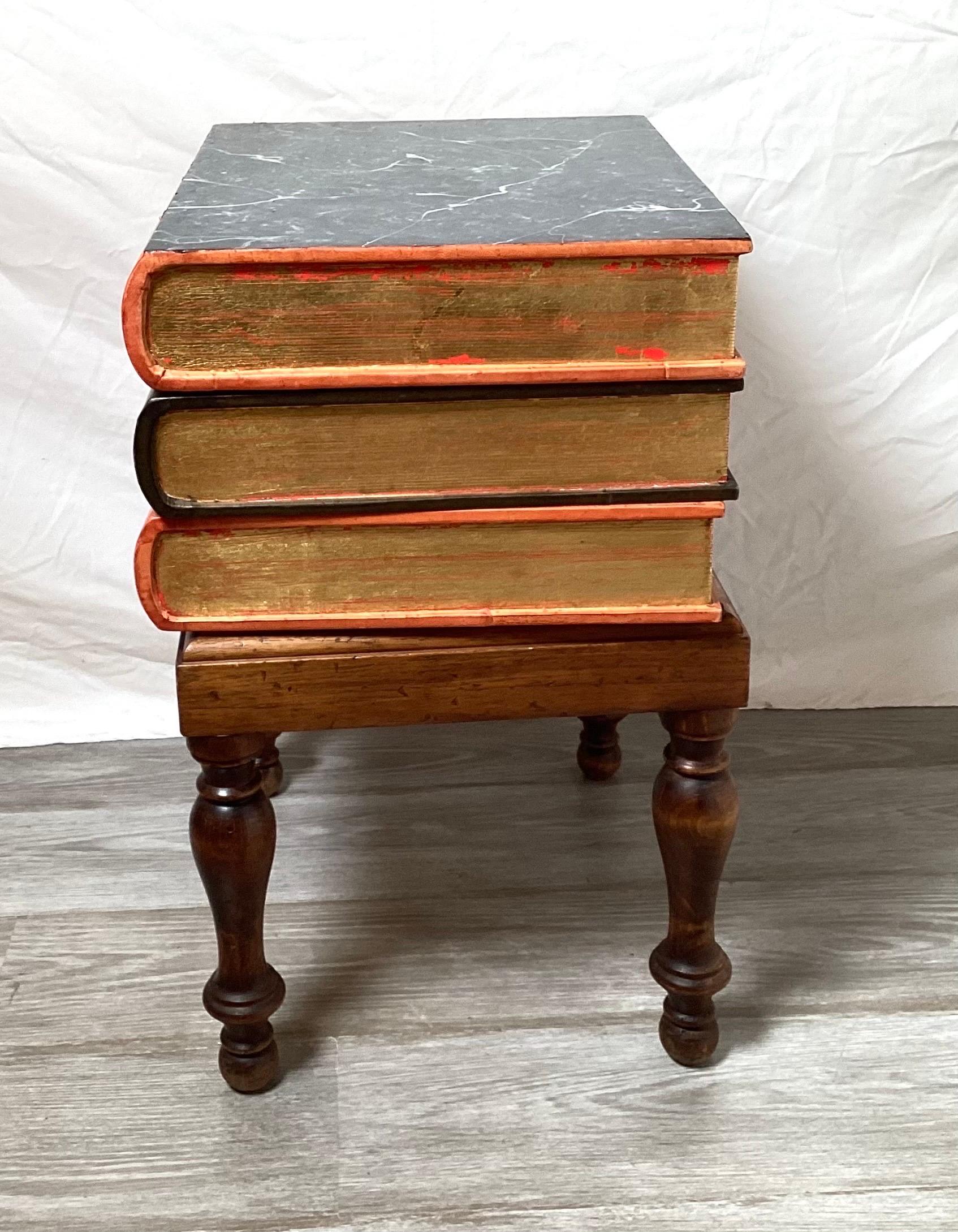 Italian Book Form Side Table at 1stDibs | book stack side table ...