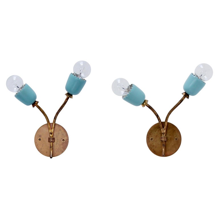 Italian Botanical Sconces at 1stDibs