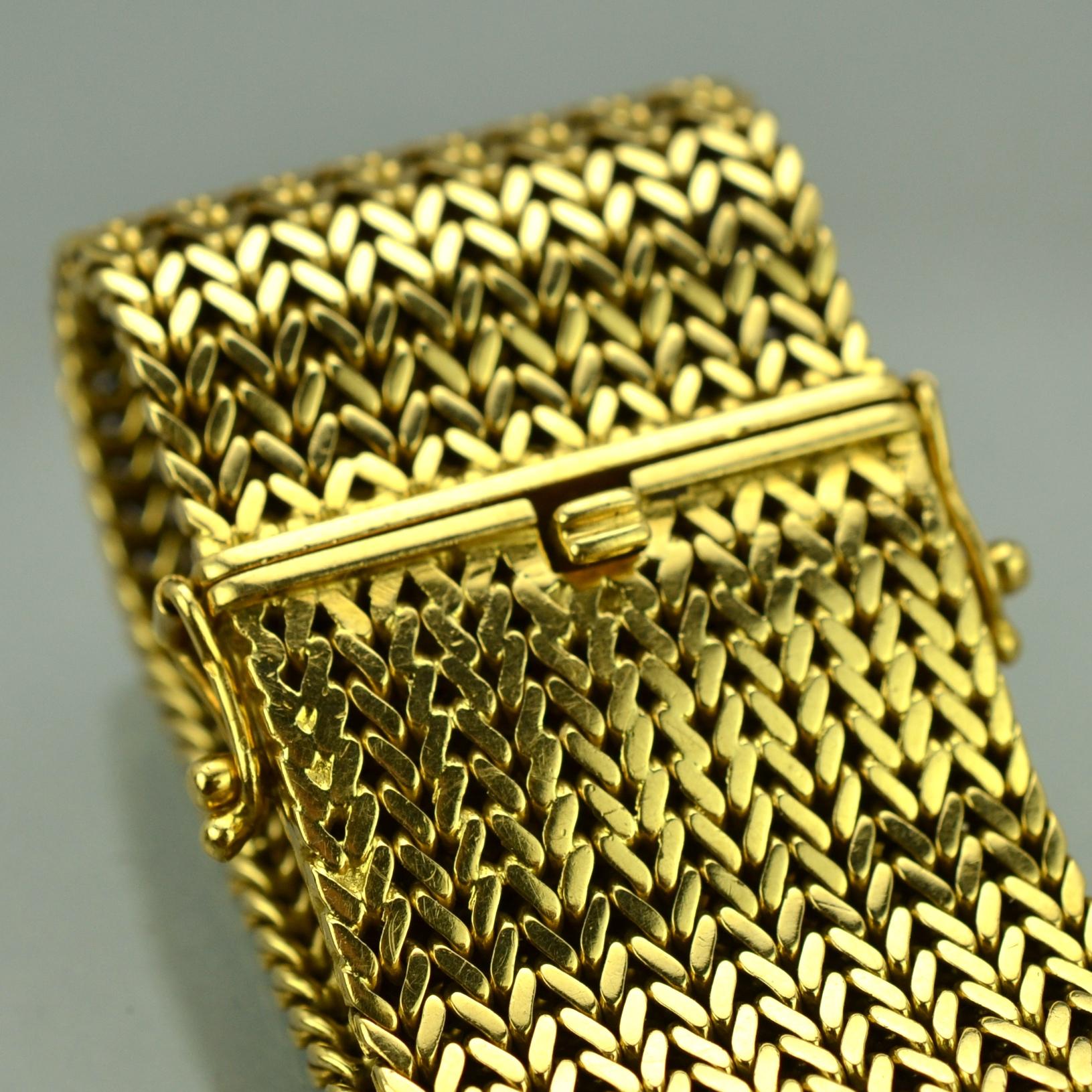 Italian Bracelet 18 Karat Gold 1960s 86.7 Gram at 1stDibs | de cesare ...