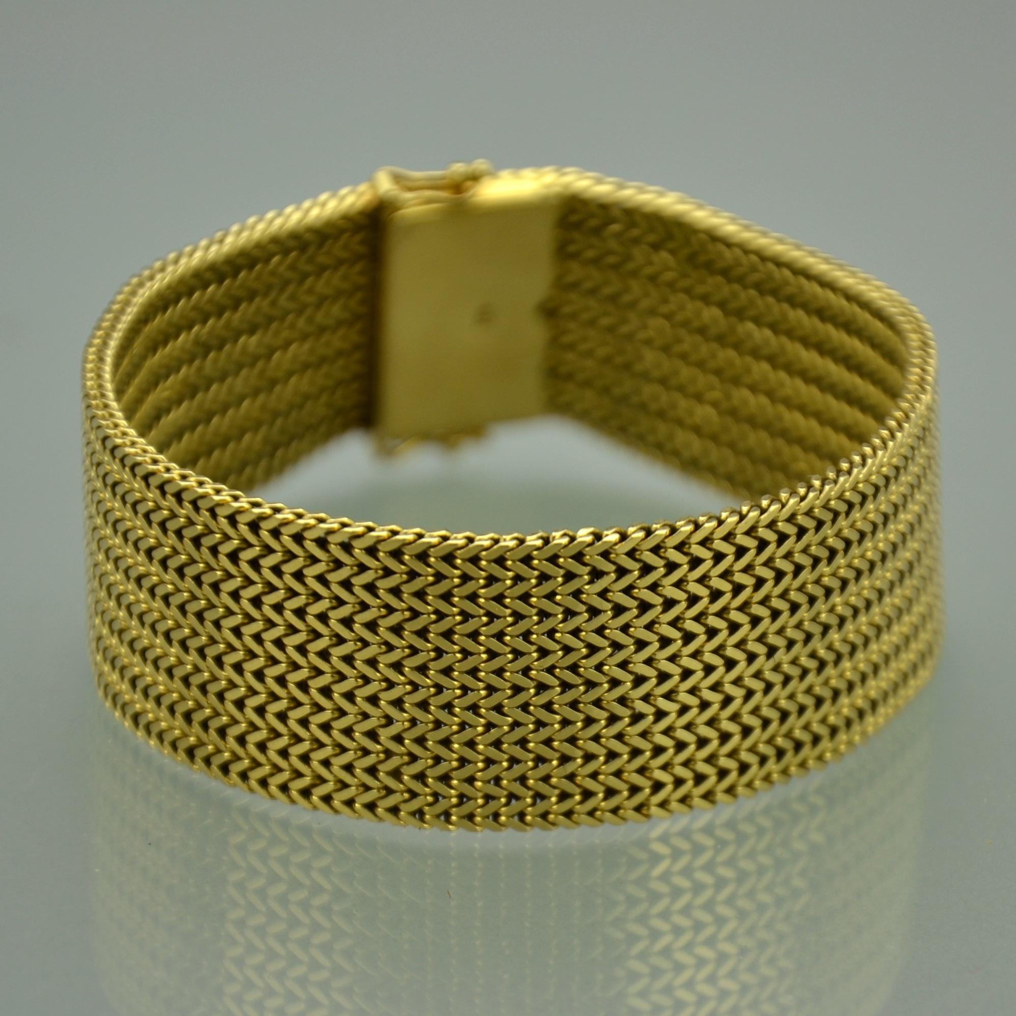 Italian Bracelet 18 Karat Gold 1960s 86.7 Gram at 1stDibs | de cesare ...