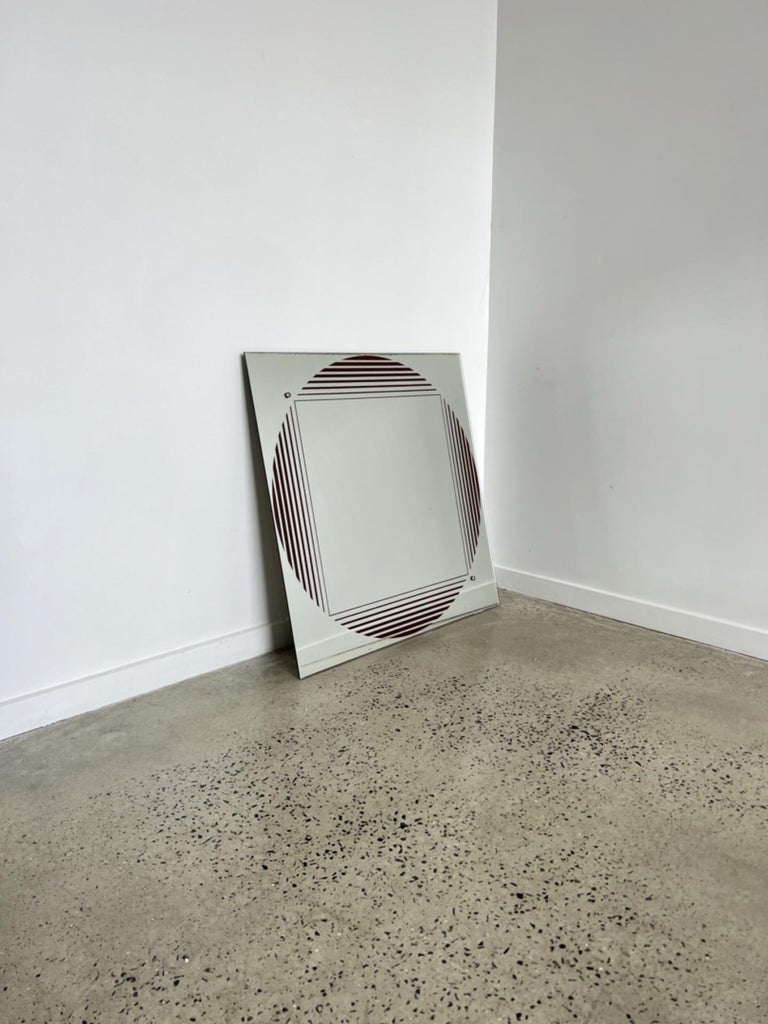 Italian Brama Wall Mirror by Gianni Celada for Fontana Arte at 1stDibs