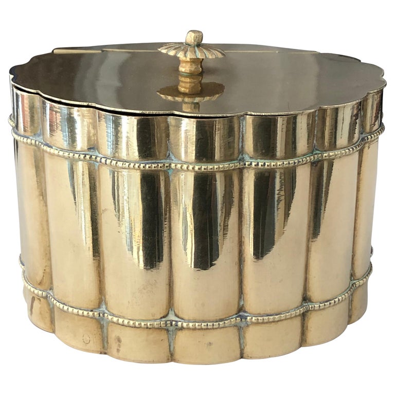 Italian Brass Decorative Box at 1stDibs