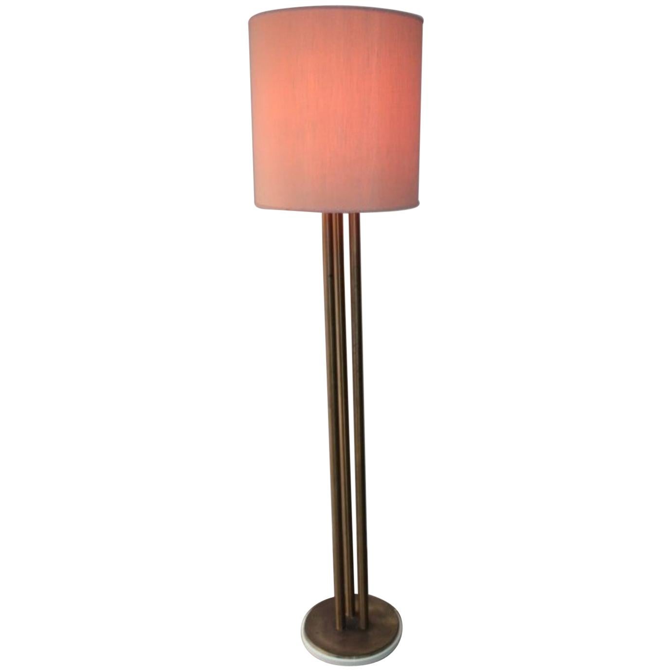 Midcentury Brass Italian Halogen Floor Lamp, 1960 For Sale at 1stDibs