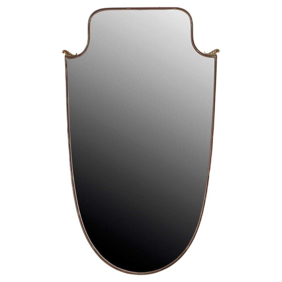 Italian Shield Mirror at 1stDibs