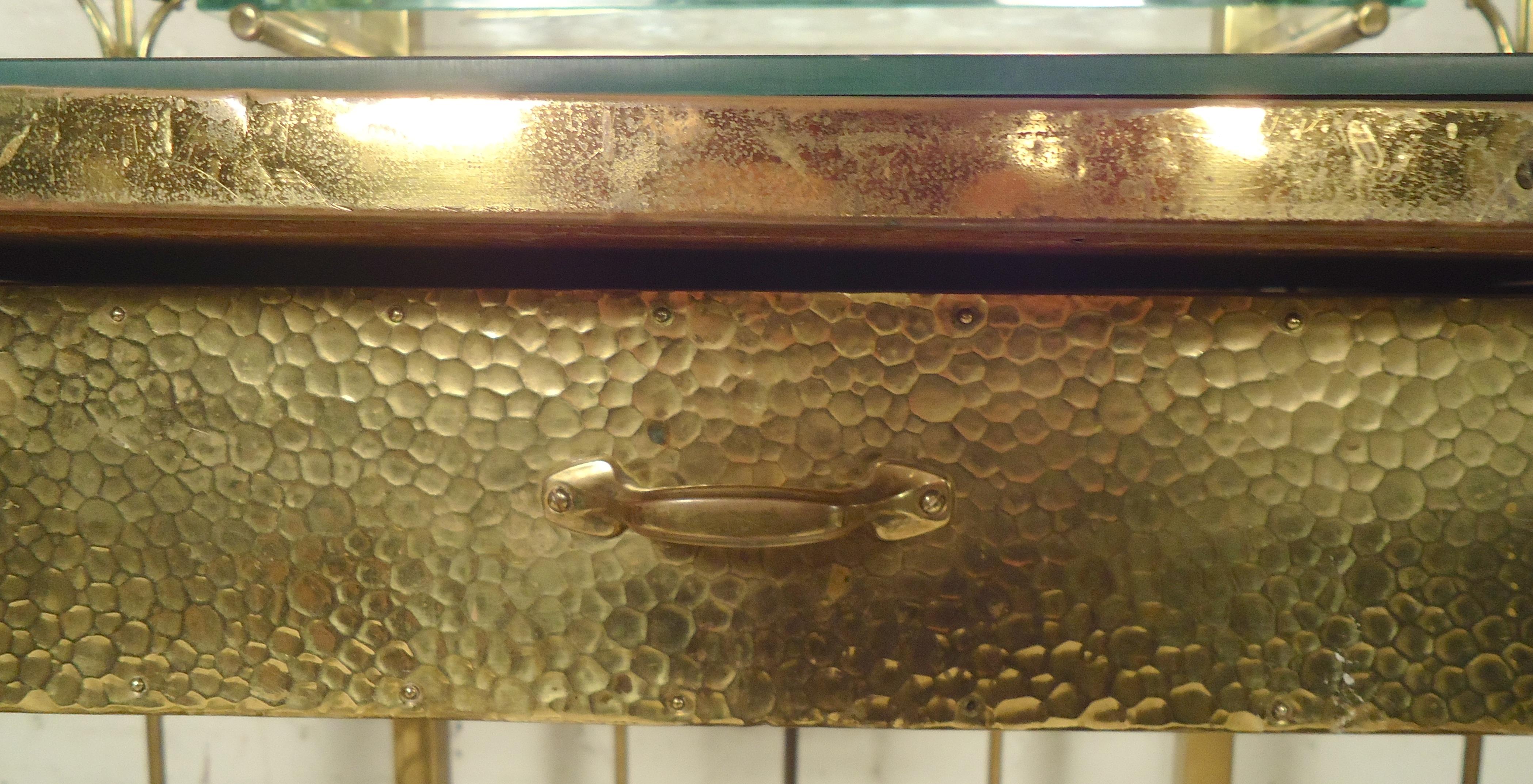 Italian Brass Vanity For Sale at 1stDibs | vintage brass vanity table ...