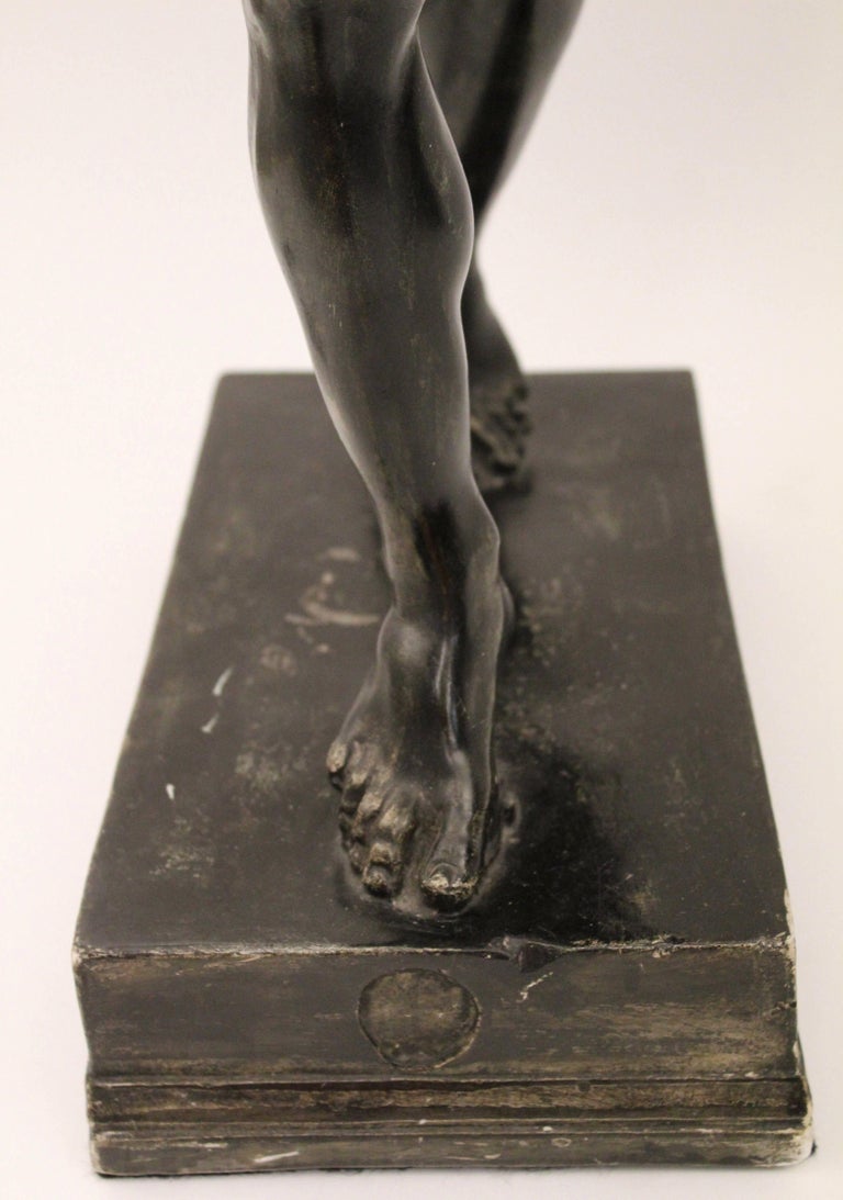Italian “Bronzed” Patinated Plaster Figure of the Dancing Faun, circa ...