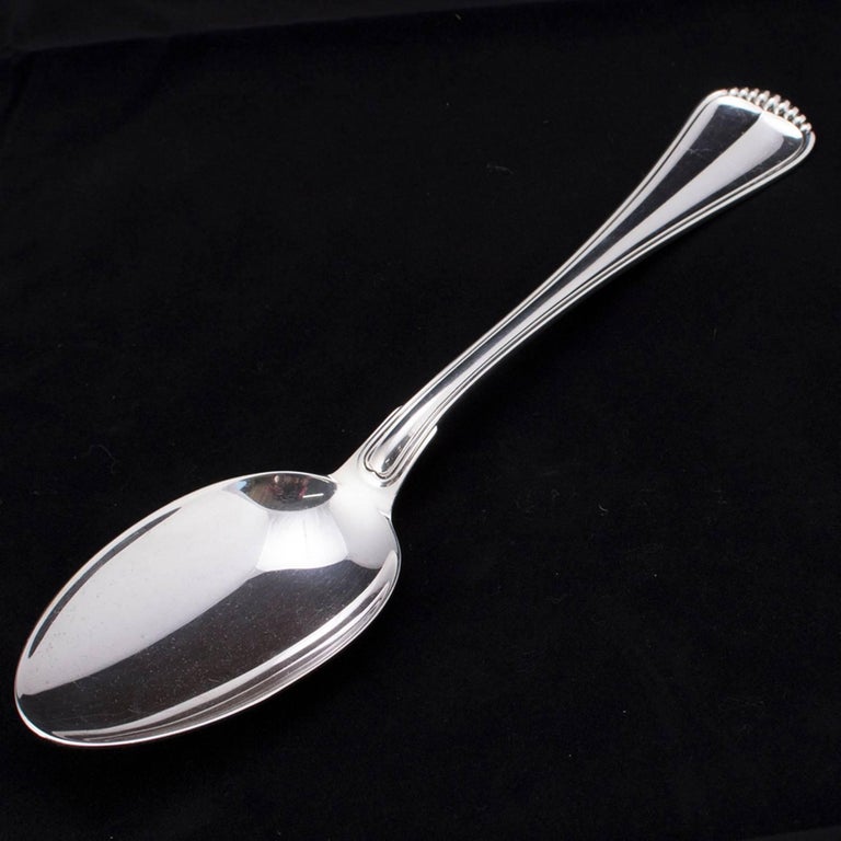 Italian Buccellati Milano Sterling Silver Serving Spoon, 4.18 toz ...