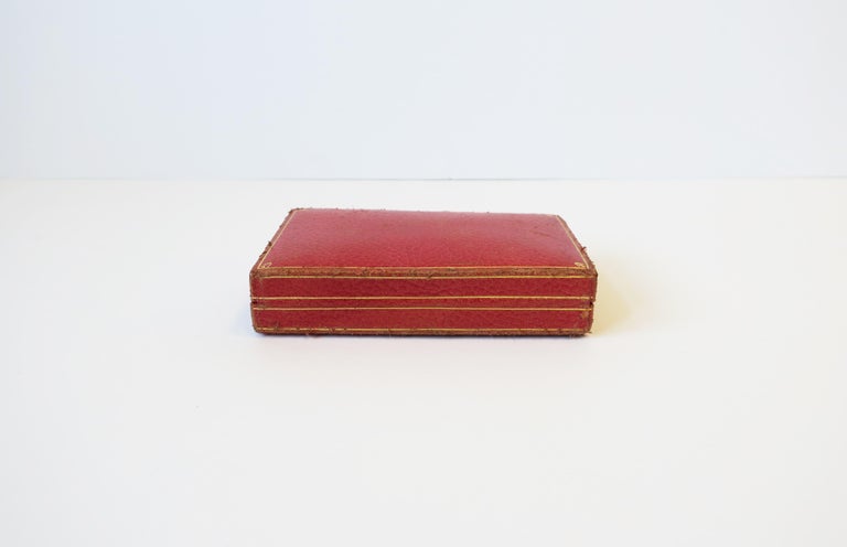 Italian Bulgari Leather Box at 1stDibs