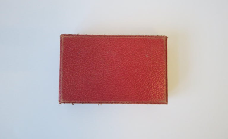 Italian Bulgari Leather Box at 1stDibs