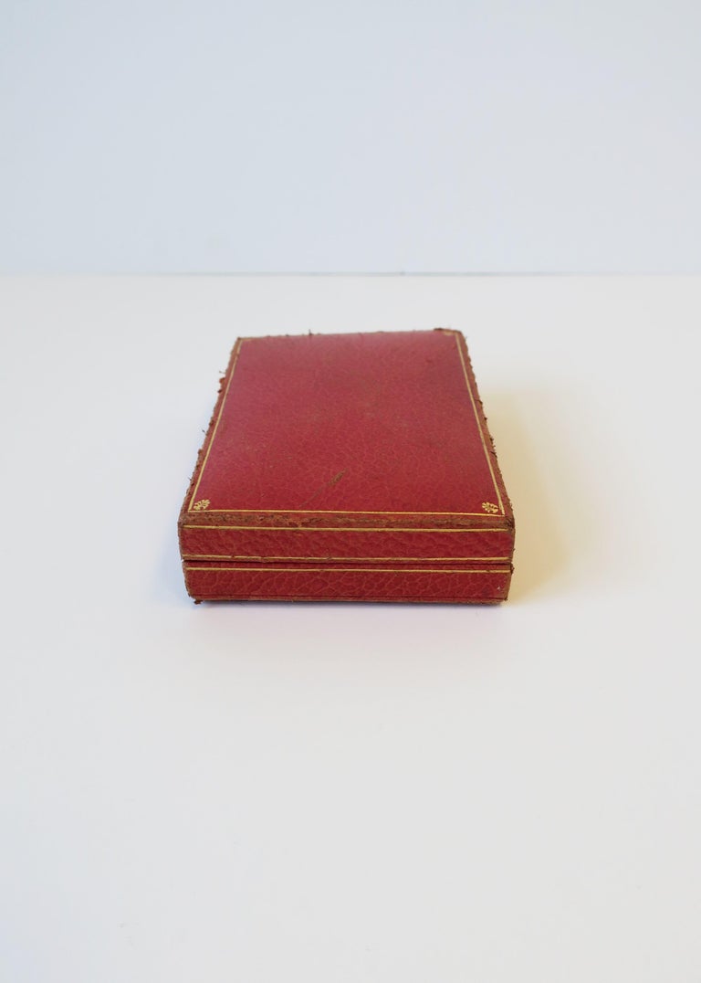 Italian Bulgari Leather Box at 1stDibs