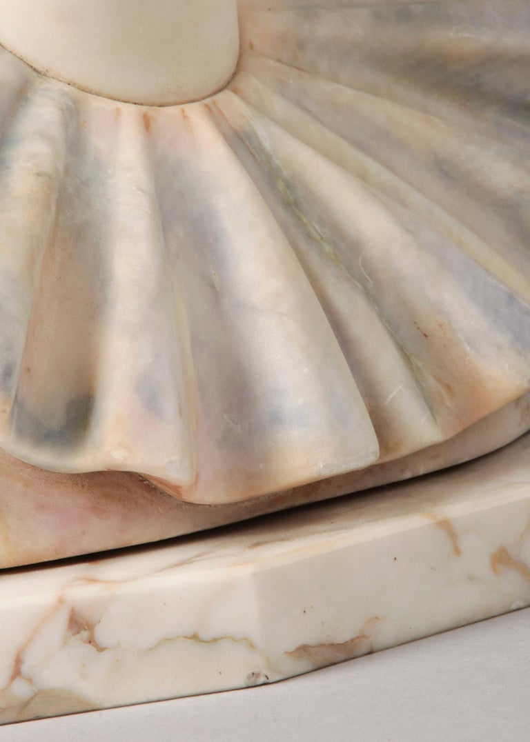 Italian Bust Pierrot Clown Alabaster Marble Statue by a. Gentili at 1stDibs