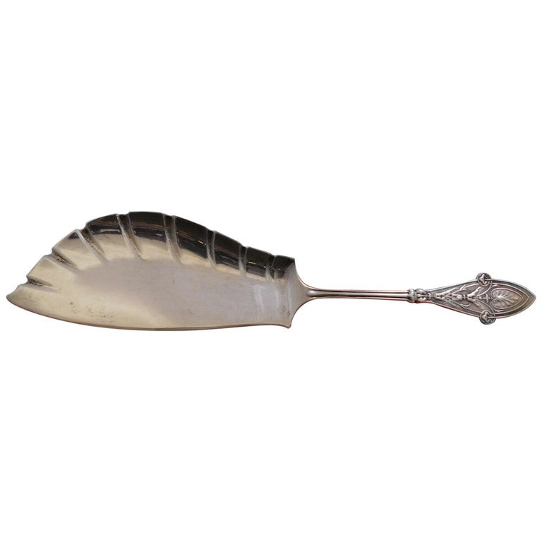 Italian by Tiffany and Co. Sterling Silver Fish Server with Fluted Edge ...
