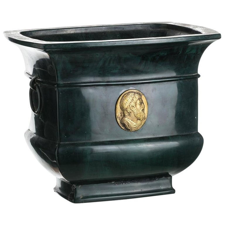 Italian "Cachepot" 20th Century in Stone Mass For Sale at 1stDibs