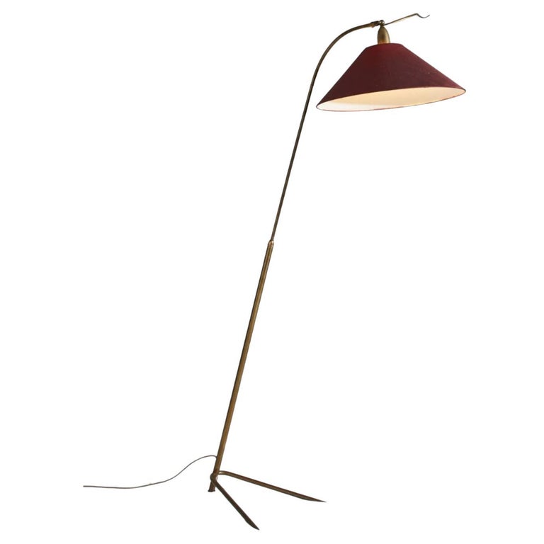 Italian Cantilever Floor Lamp, 1950s at 1stDibs