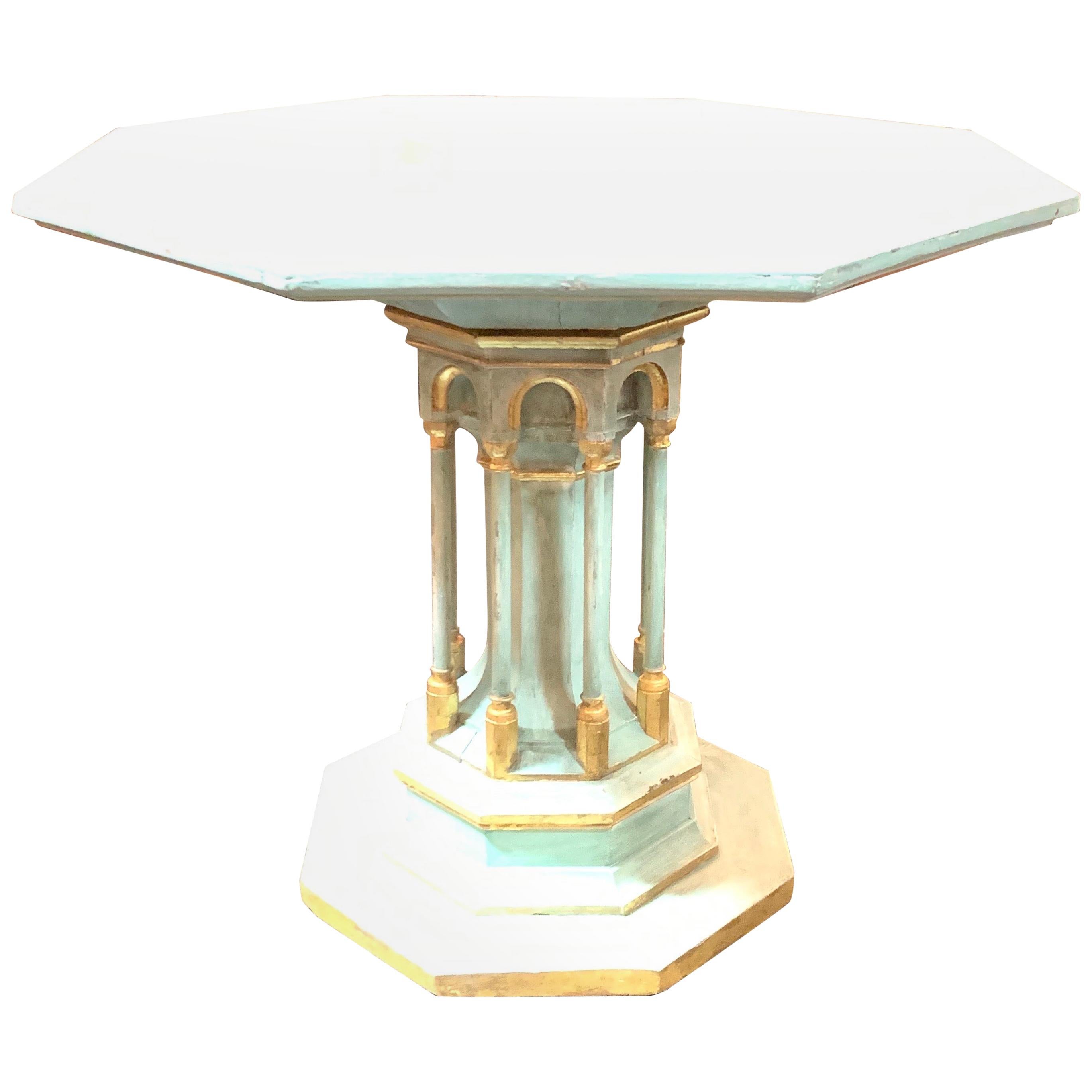 Black Lacquer and Parchment Occassional Table at 1stDibs