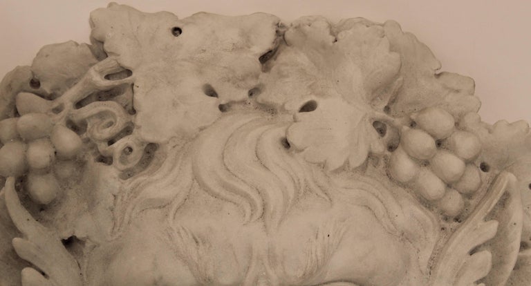 Italian Carved Carrara Marble Relief of Bacchus, 19th Century For Sale ...