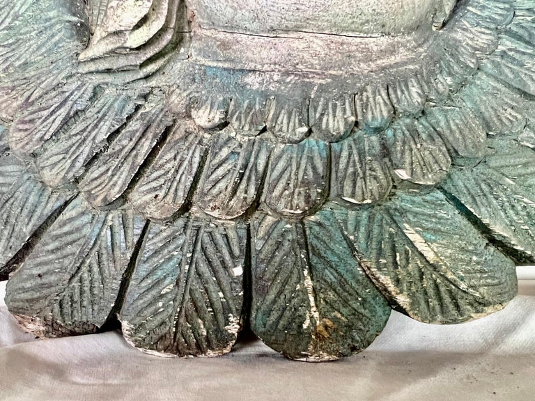 Italian Carved Cherub Face w/ Wings For Sale at 1stDibs