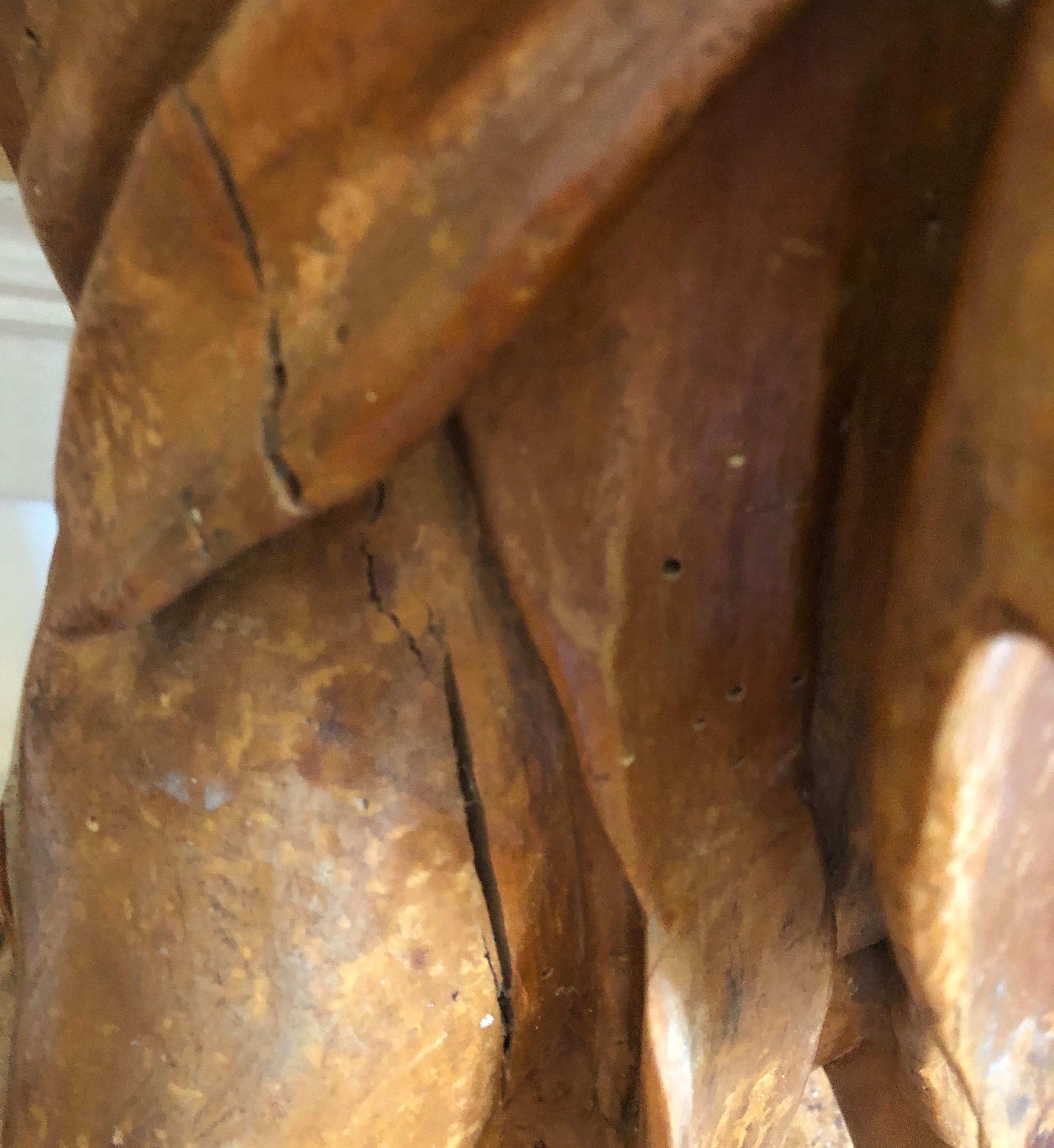Italian Carved Religious Statue For Sale at 1stDibs