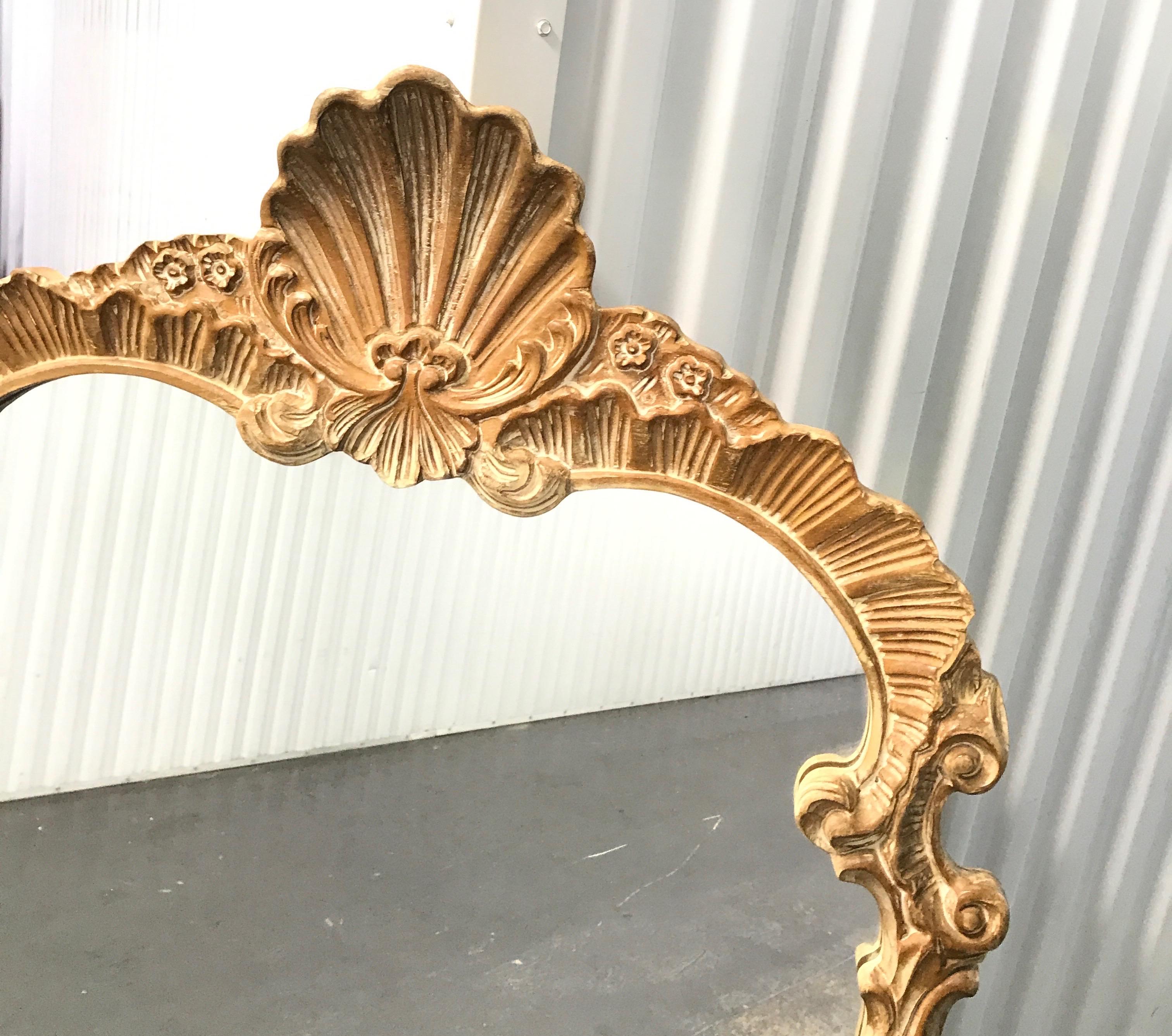 Italian Carved Shell Mirror at 1stDibs | gold shell mirror, antique ...