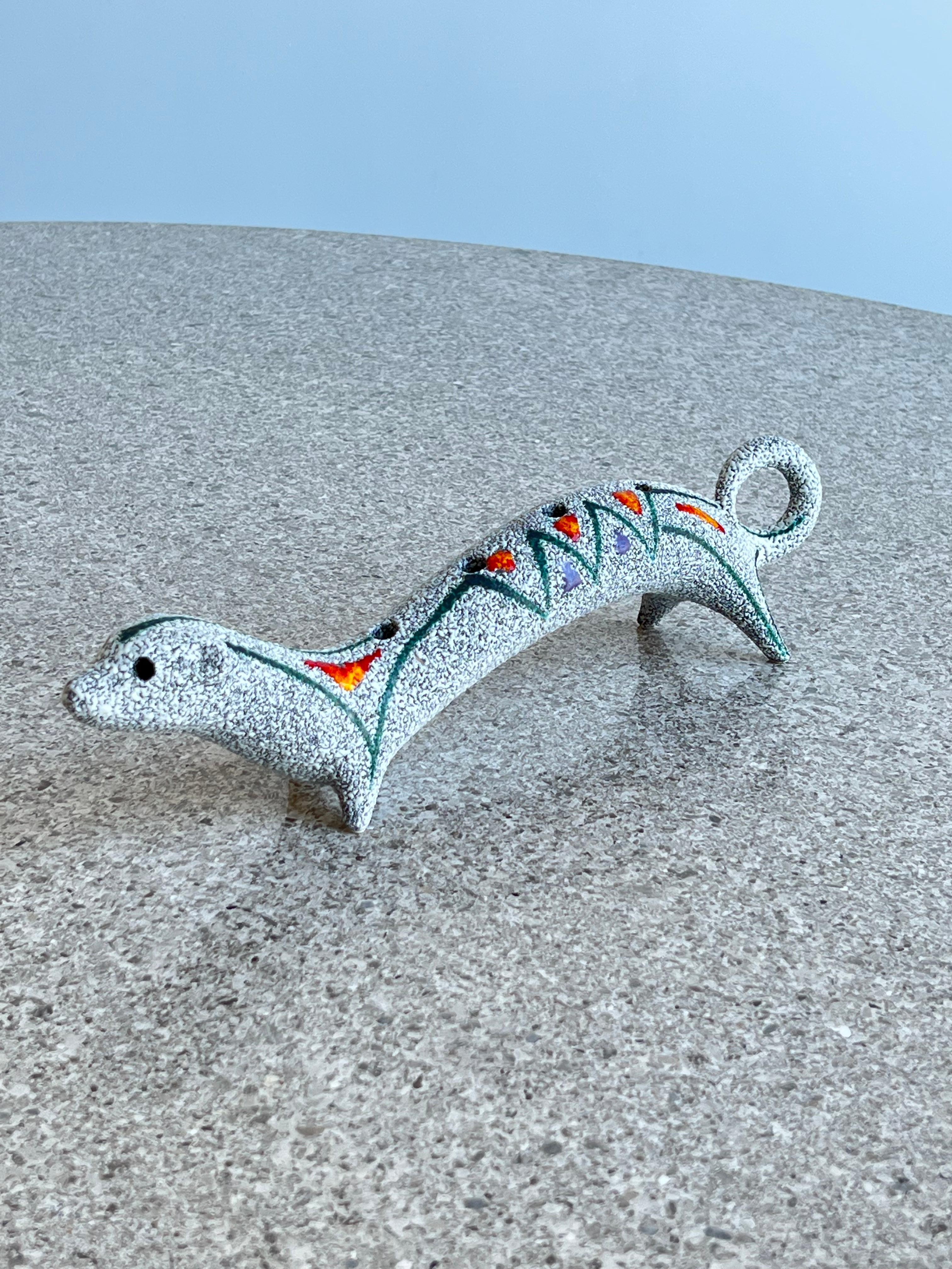 Italian Ceramic Animal Figure by Roberto Rigon at 1stDibs